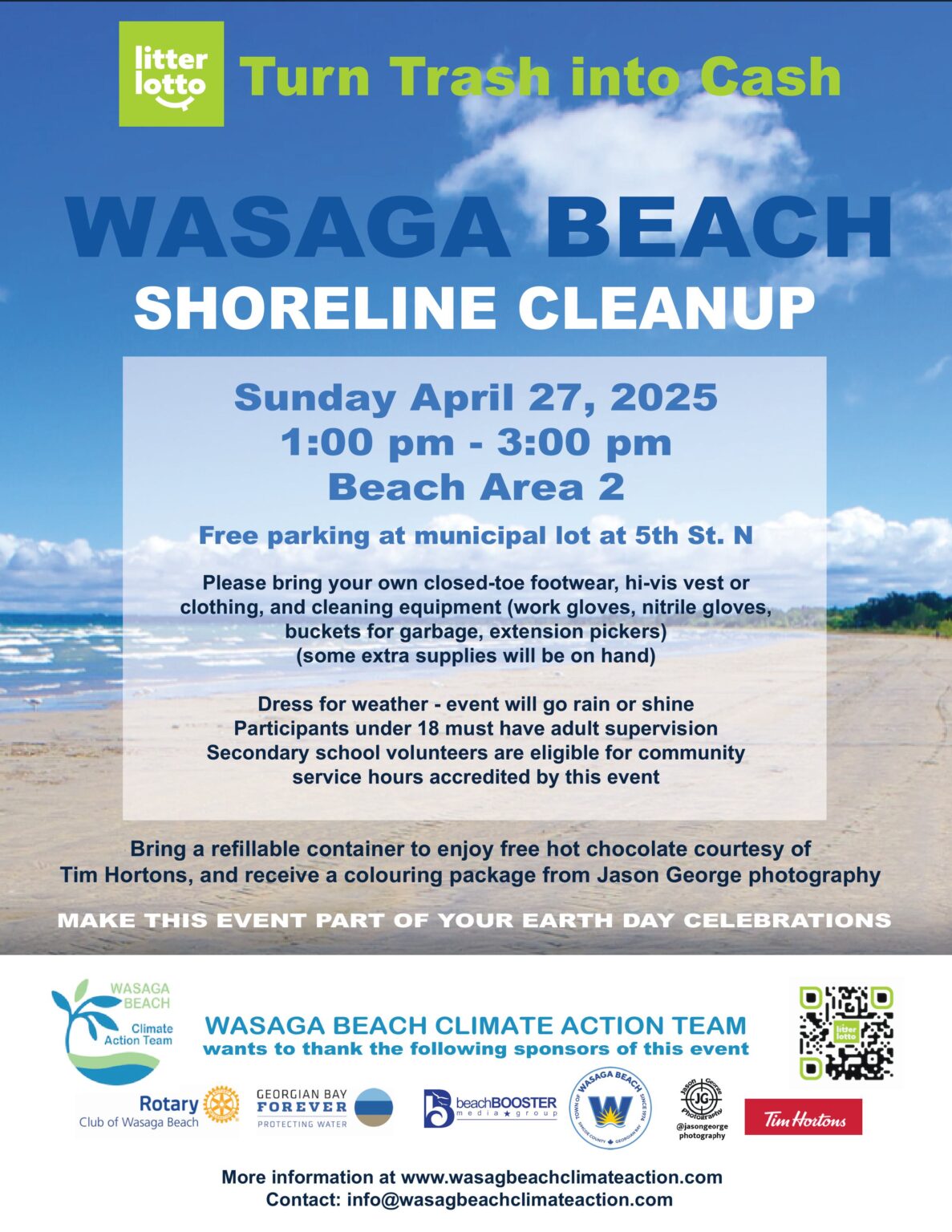 Wasaga Beach Spring Shoreline Clean-up - Explore Wasaga Beach